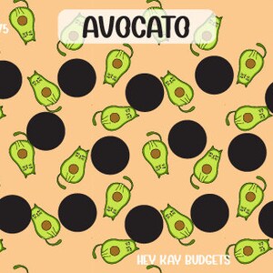 Avo-cat-o Savings Challenge A5 - DIY Scratcher Printable PDF - Etsy