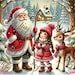 Pink Christmas Santa Savings Challenge A5 - DIY Scratch off Printable ...