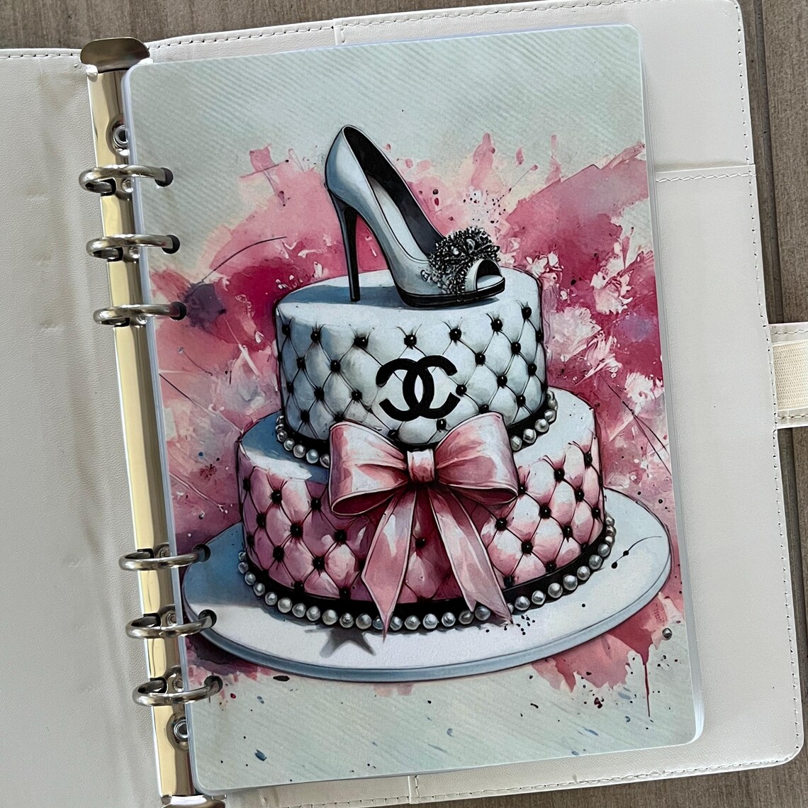 PLANNER DASHBOARD Designer Birthday Cake Dividers Covers | A6 A5 Happy ...