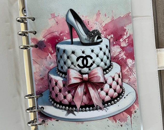 PLANNER DASHBOARD Designer Birthday Cake Dividers Covers | A6 A5 Happy ...