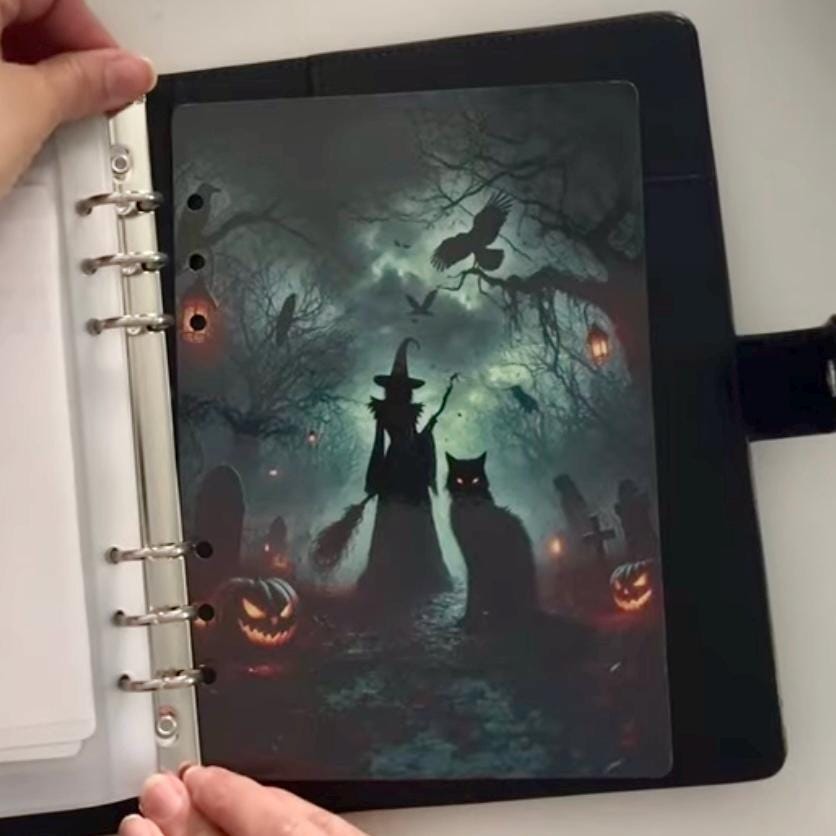 PLANNER DASHBOARD Spooky Scary Dividers Covers | A6 A5 Happy Planner ...