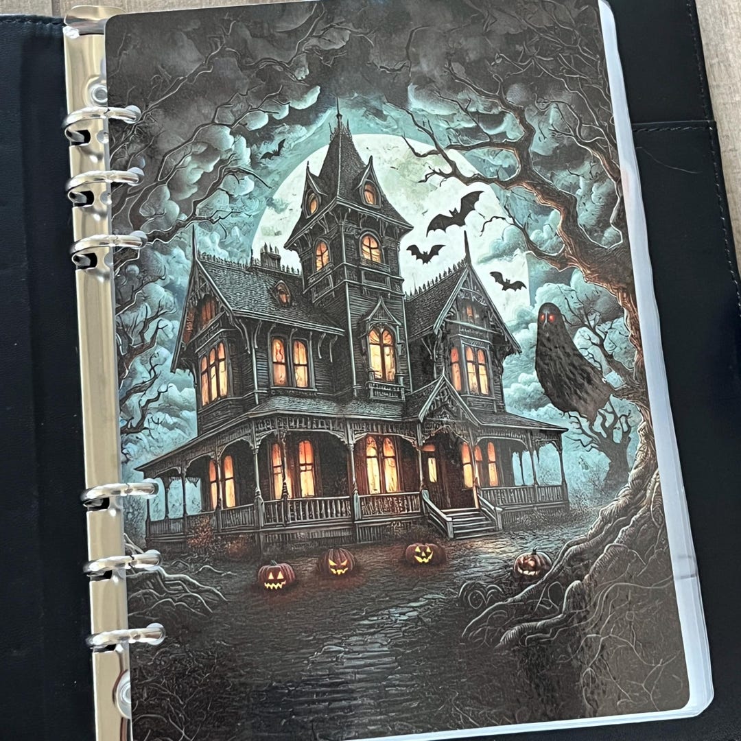 PLANNER DASHBOARD Spooky Scary Dividers Covers | A6 A5 Happy Planner ...