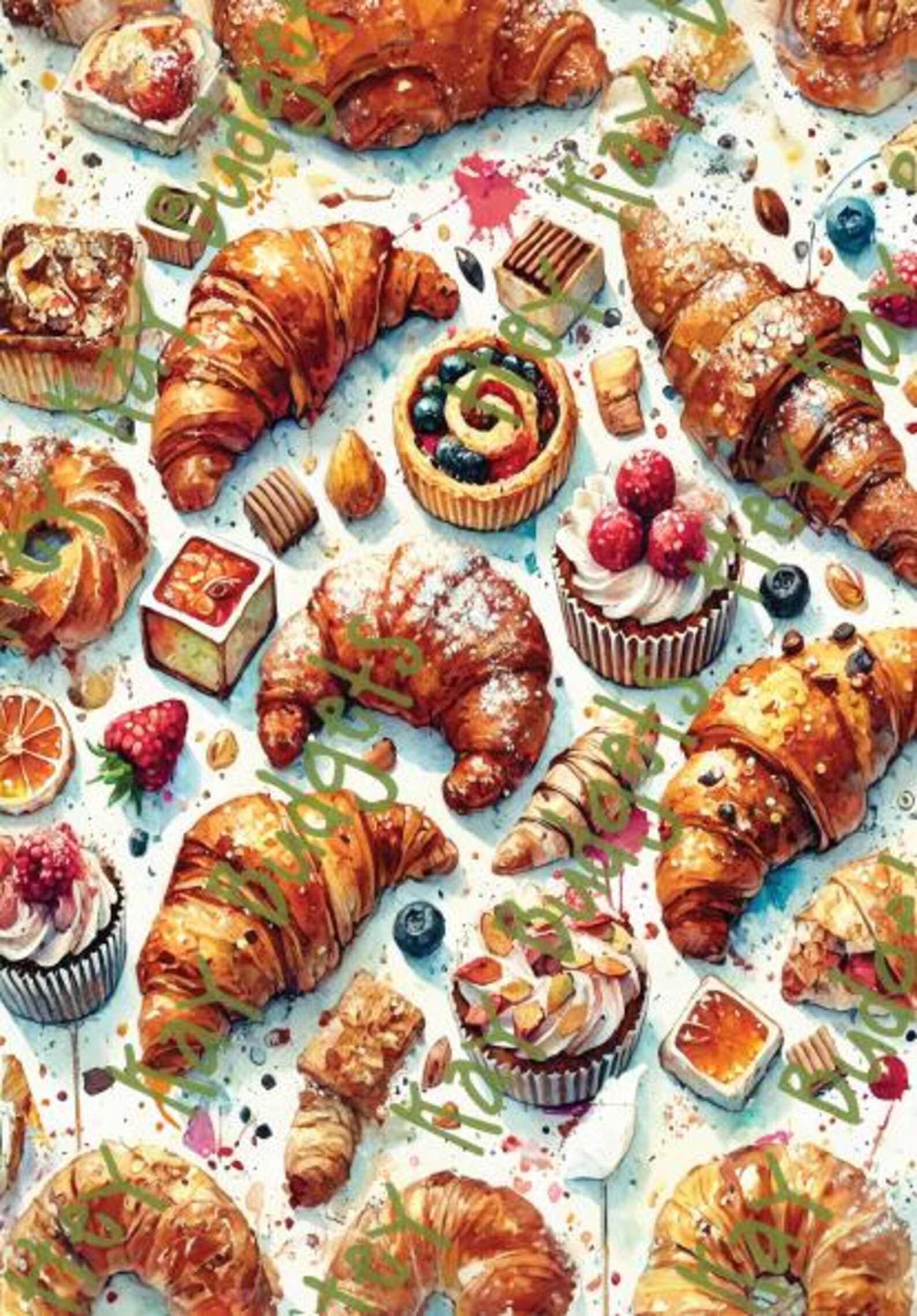 PLANNER DASHBOARD Coffee & Pastries | Divider Cover | A6 A5 Happy ...