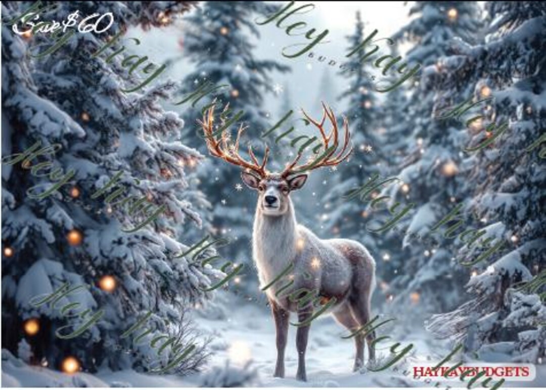 Winter Reindeer Savings Challenge A5 - DIY Scratch off Printable PDF - Etsy