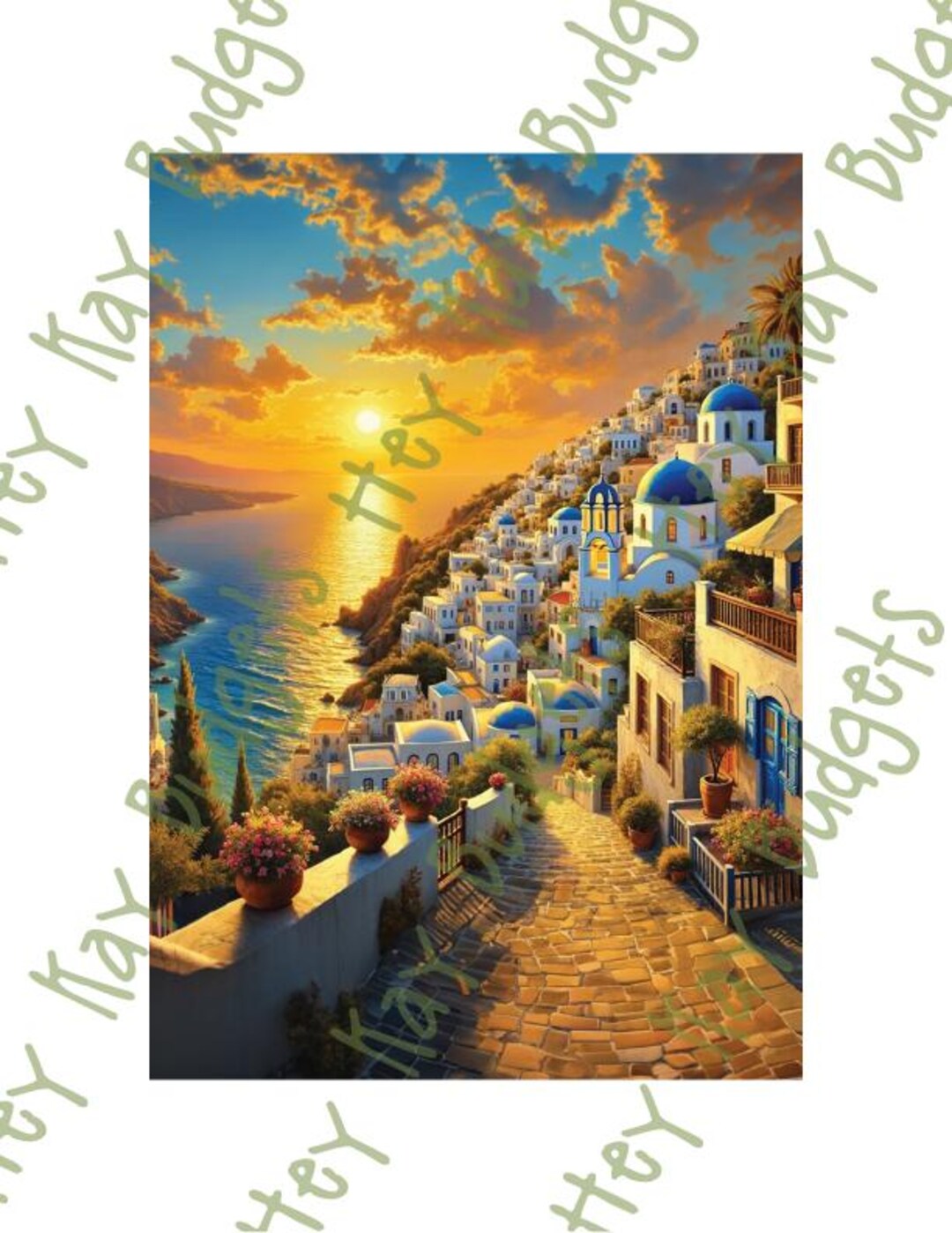 PLANNER DASHBOARD Mediterranean Dreams of Greece | Dividers Covers | A6 ...