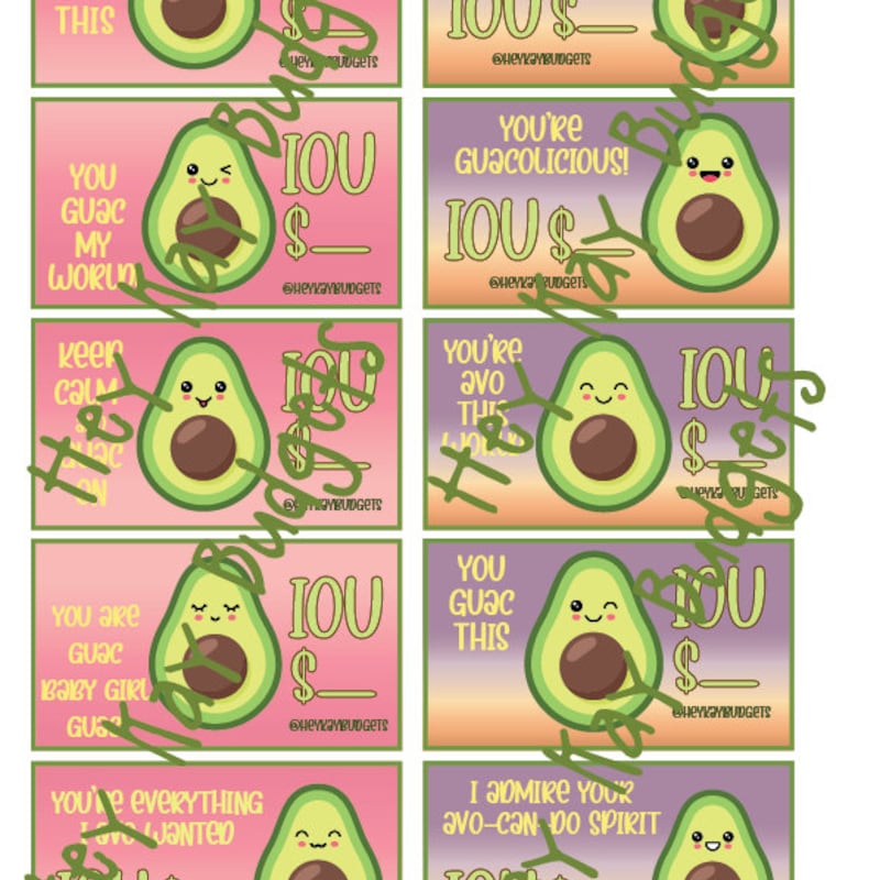 Printable I.o.u. Coupon - Etsy