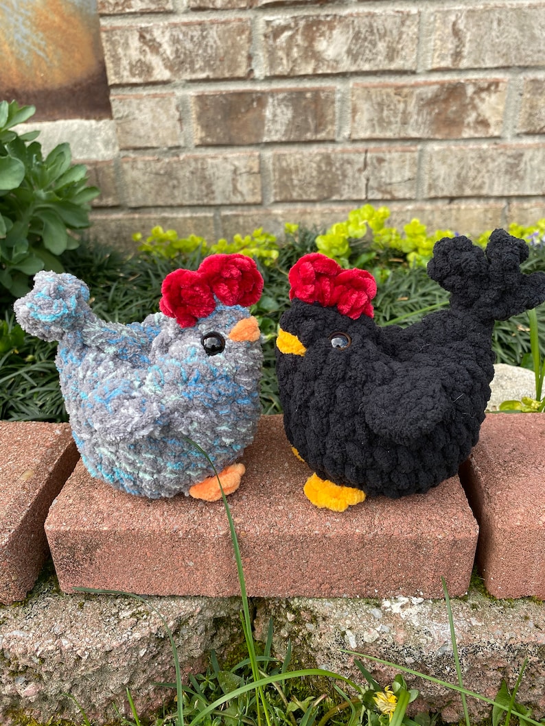 Chicken, Crochet Pattern, PDF, Digital, Download, Lowsew Chicken ...