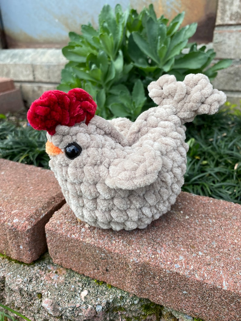 Chicken, Crochet Pattern, PDF, Digital, Download, Lowsew Chicken ...