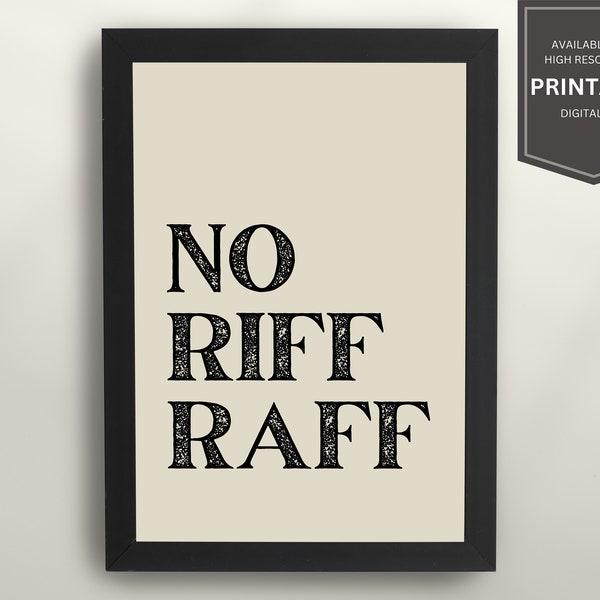 Riff Raff - Etsy