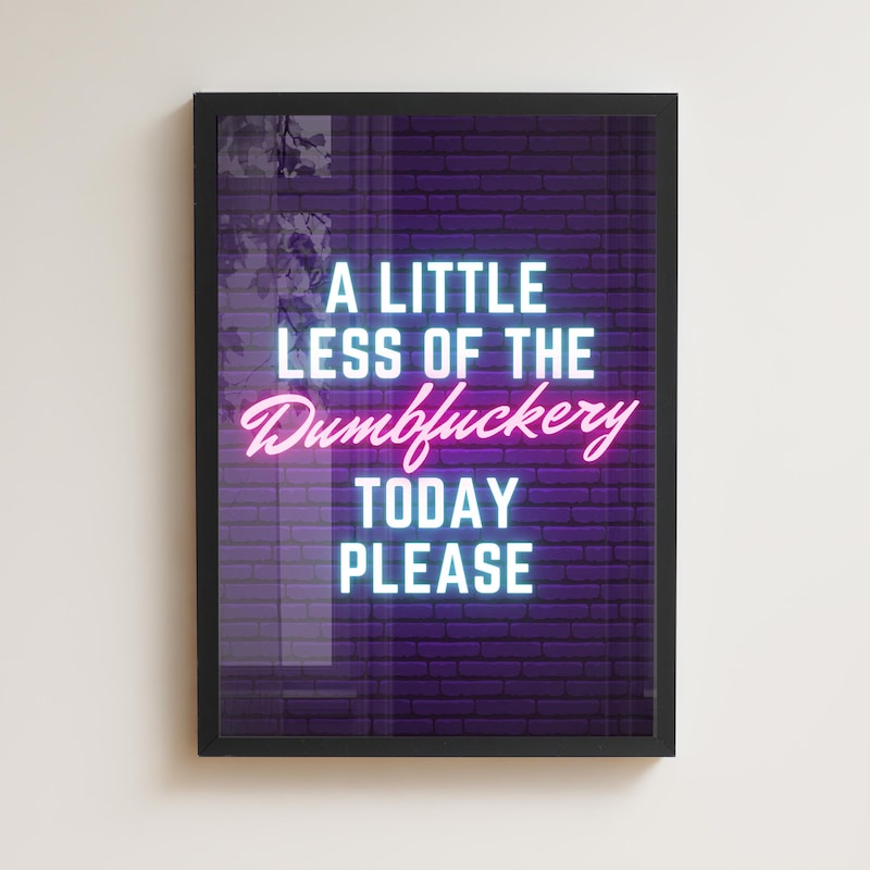 Sarcastic Bar Prints - Etsy UK