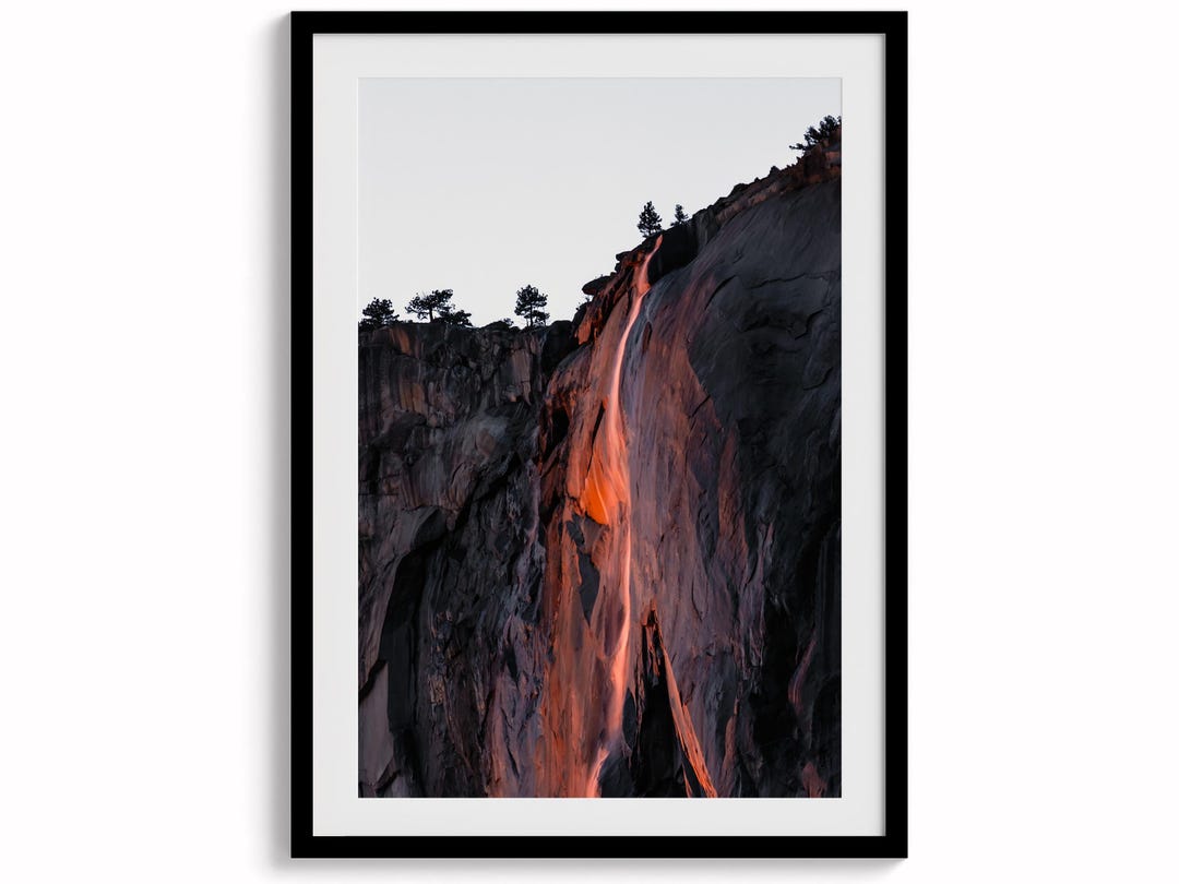 Firefall in Yosemite Print | Fine Art Yosemite National Park Waterfall ...