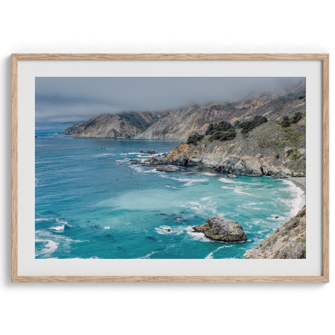 Big Sur Beach Fine Art Print California Ocean Landscape Photography ...
