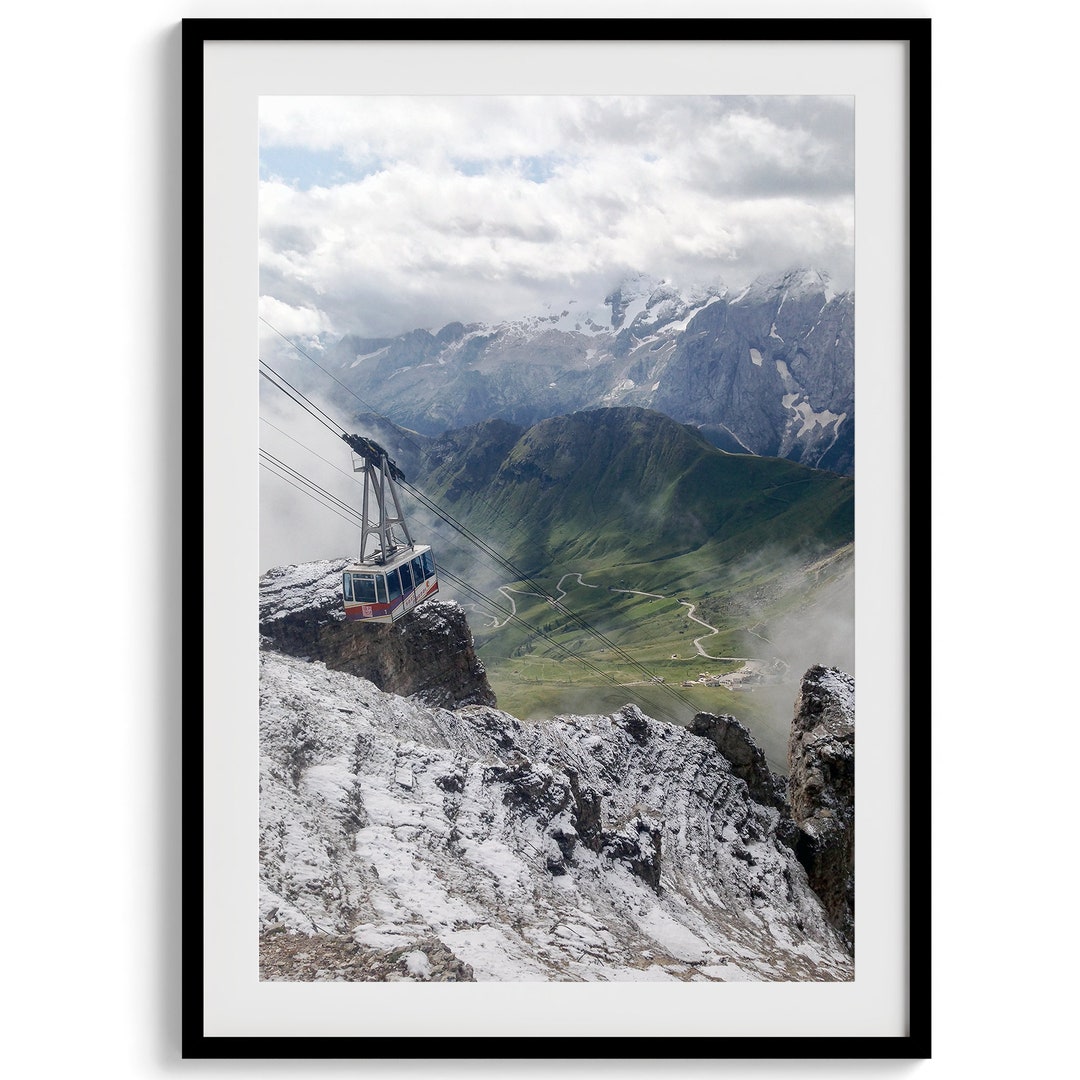 Fine Art Northern Italy Print Dolomites Mountain Wall Art, Framed or ...