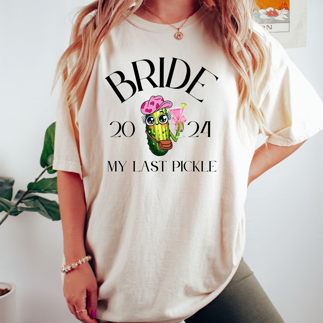 Funny Pickle Bride Squad T-shirts, Pickle Bachelorette Party Tees ...