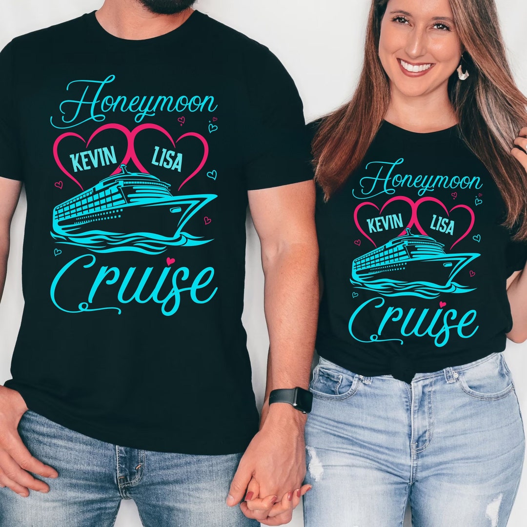 Honeymoon Cruise Matching Couple Shirts, Wedding Gift - Etsy
