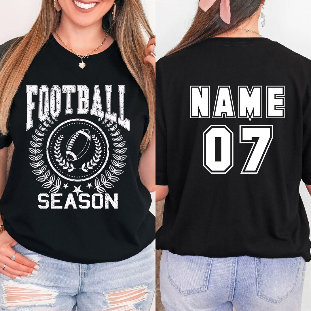 Custom Football Shirt: Personalized Sport Team Tee - Etsy Canada