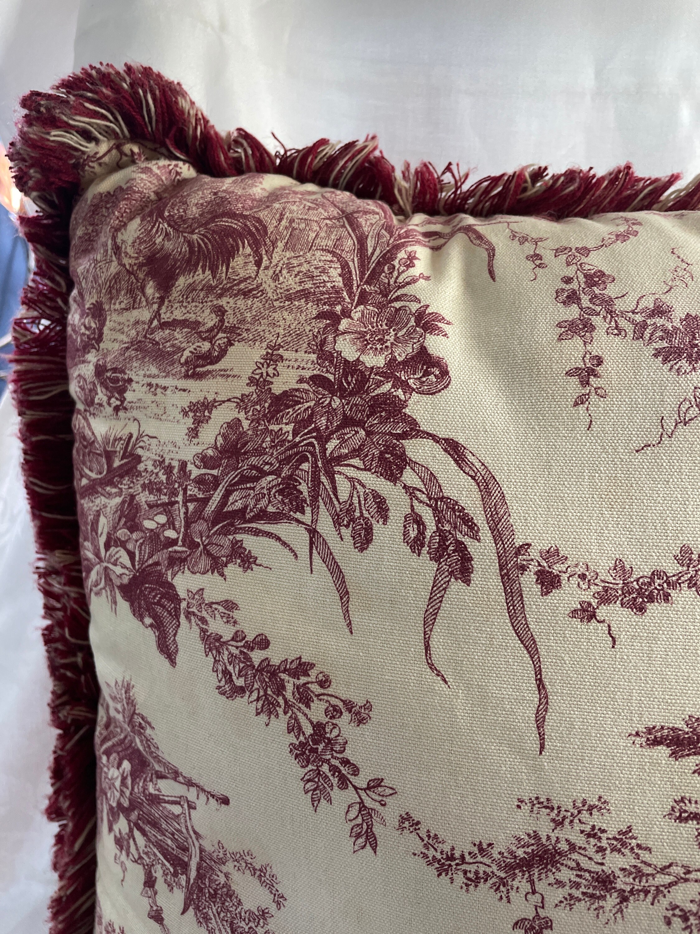 Waverly French Provincial Style Pillow 22” - Etsy