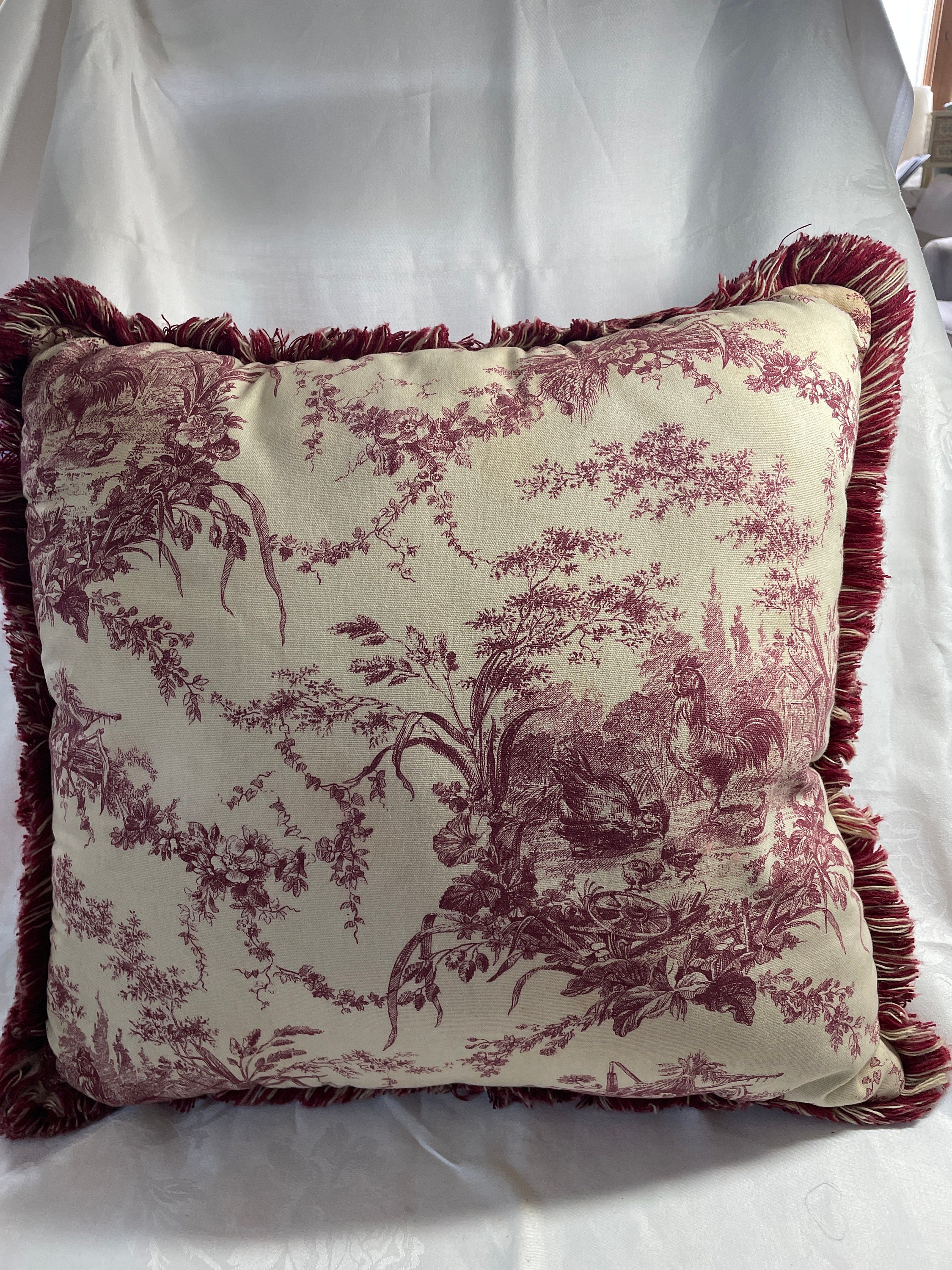Waverly French Provincial Style Pillow 22” - Etsy