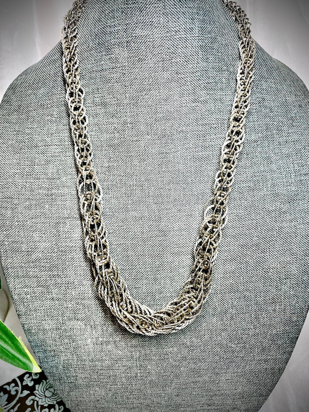 Silver Wedding Chain Necklace 26” Classic Rare - Etsy