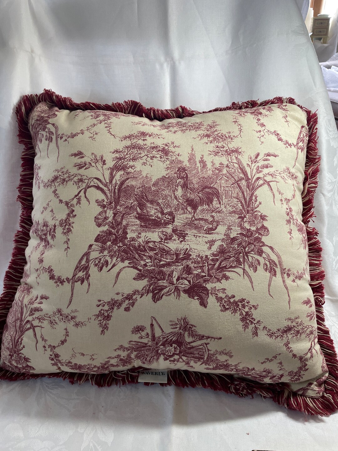 Waverly French Provincial Style Pillow 22” - Etsy