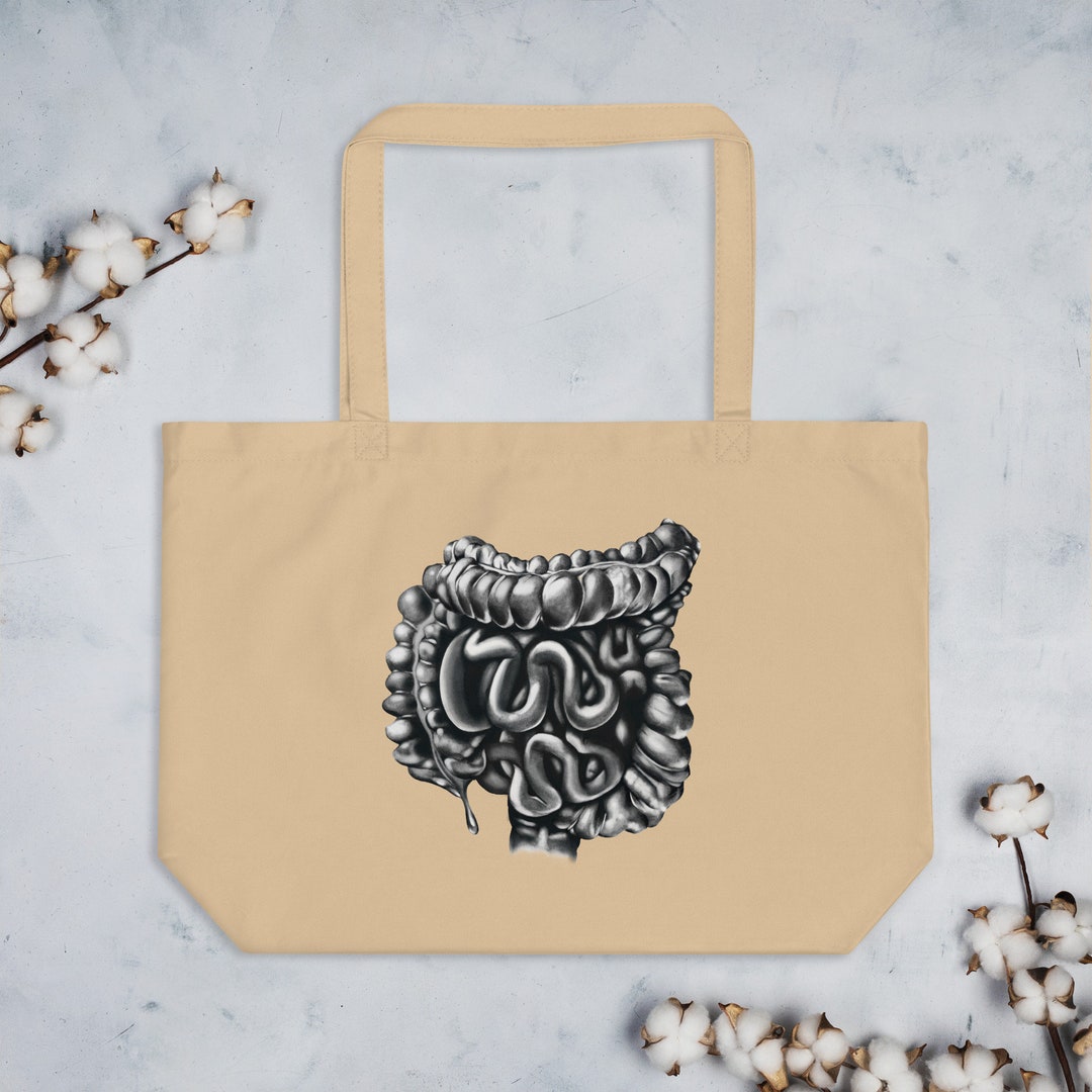 Anatomically Accurate Intestine Tote Bag - Large - Etsy
