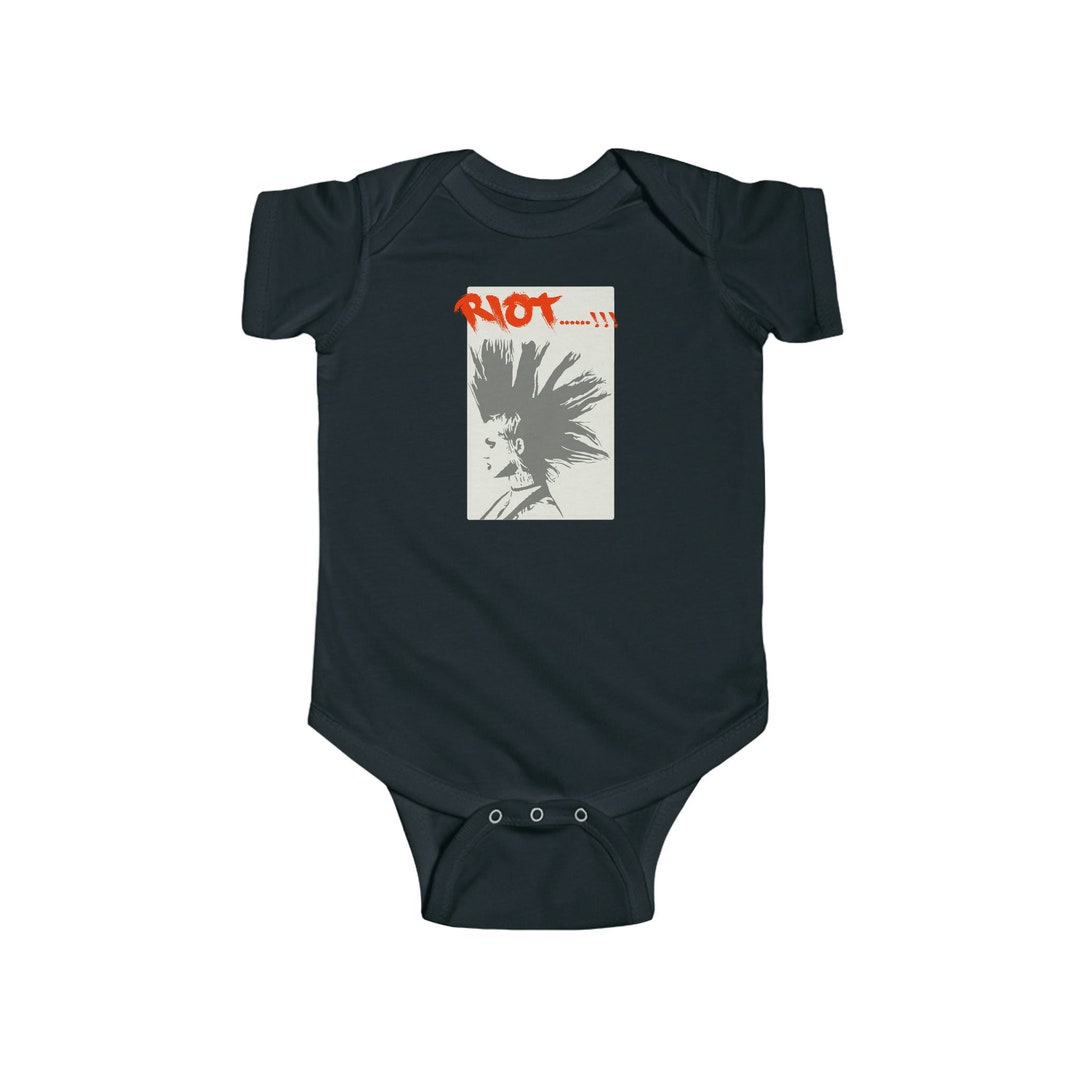 Riot Onesie Punk Onesie Punk Rock Baby Onesie Goth Baby Clothing Goth ...