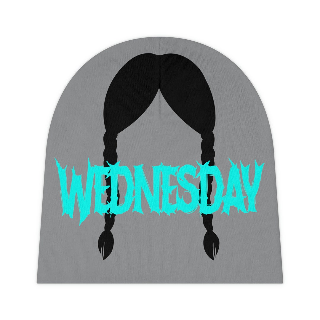 Wednesday Baby Hat Wednesday Addams Baby Beanie Wednesday Baby Gift ...