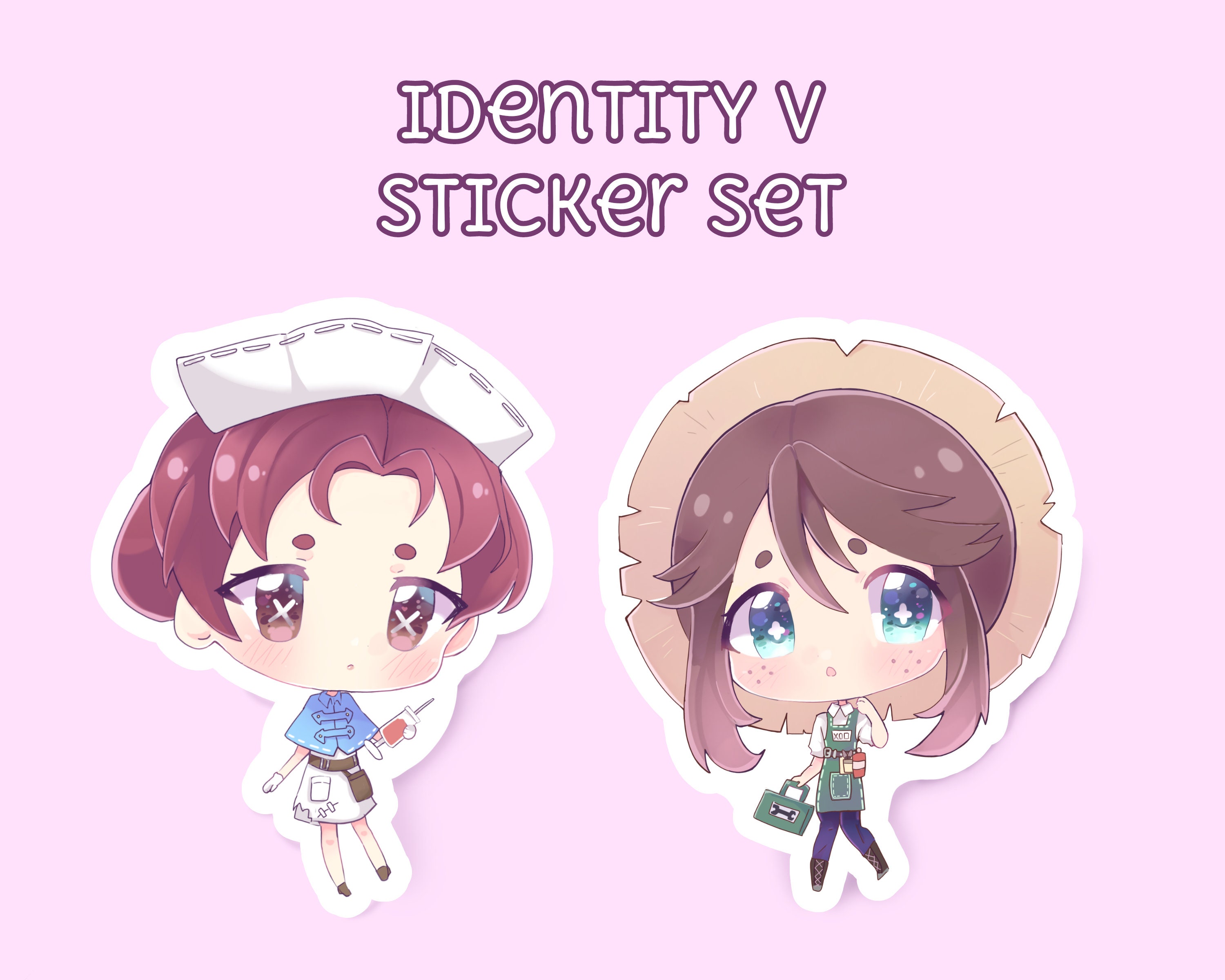 IDV Stickers Emma Emily Doctor Gardener Identity V Sticker Set Cute ...