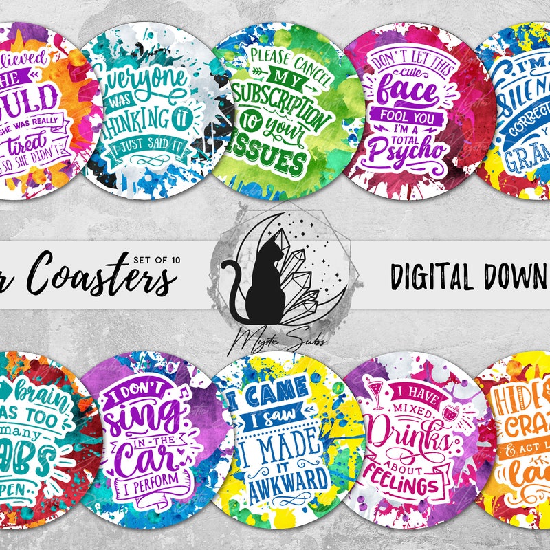 Funny Coaster Sayings - Etsy