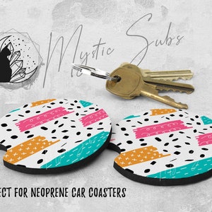 Retro Car Coaster Png Bundle, Caboodle Vintage Coaster Design, Doodle ...