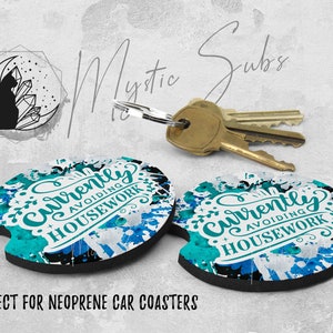 Funny Car Coaster Png Bundle, Sarcastic Coaster Designs, Sassy ...