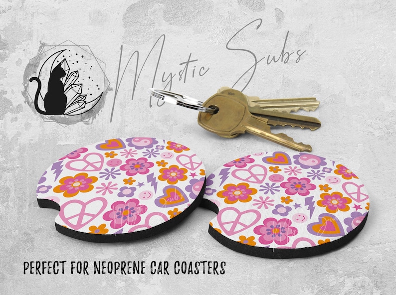 Retro Car Coaster Png Bundle 90s Aesthetic Coaster Designs - Etsy