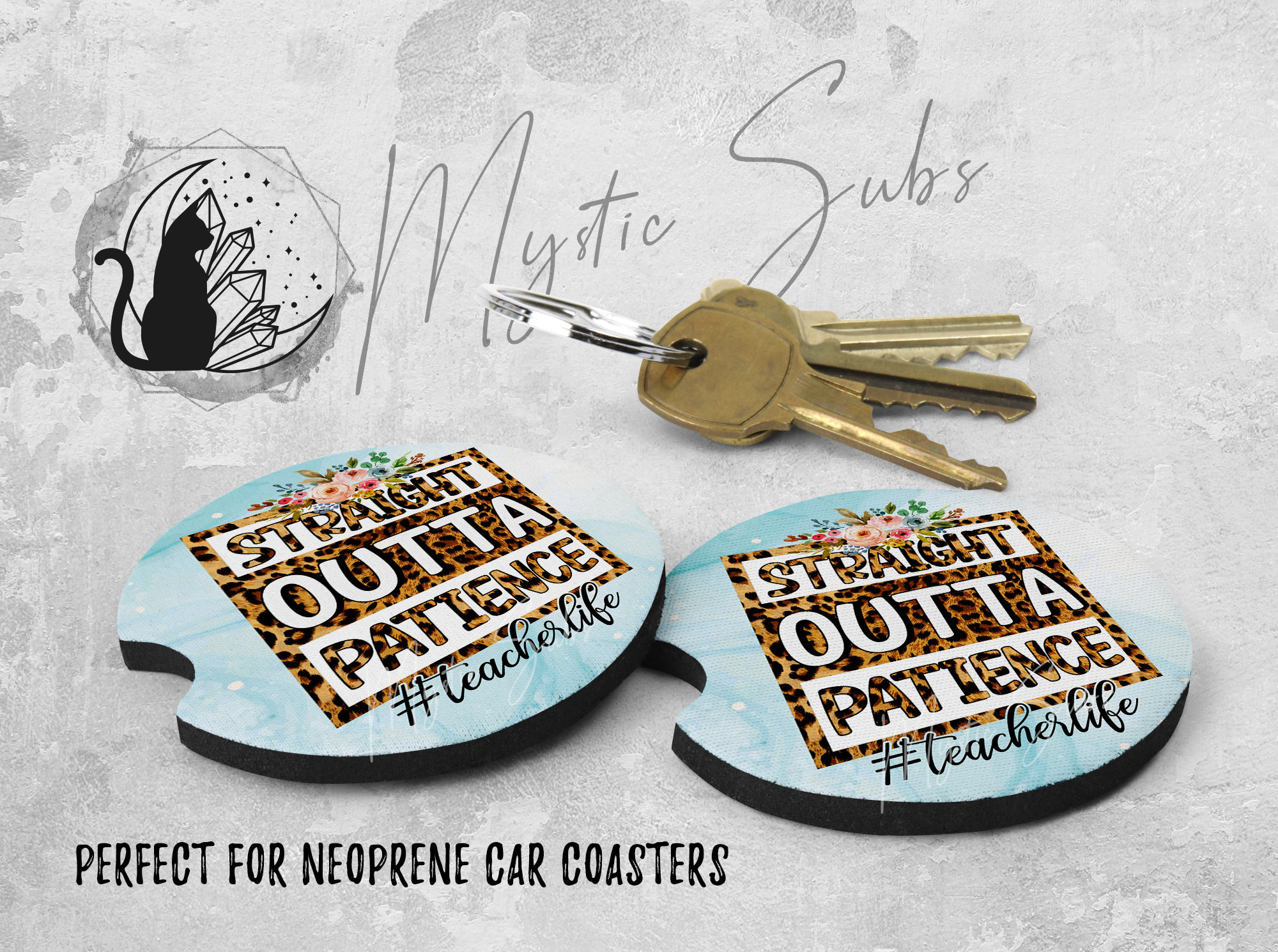 Teacher Car Coaster Png Bundle Education Coaster Designs - Etsy