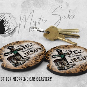 Faith Car Coaster Png Bundle, Religious Coaster Designs, Christian ...