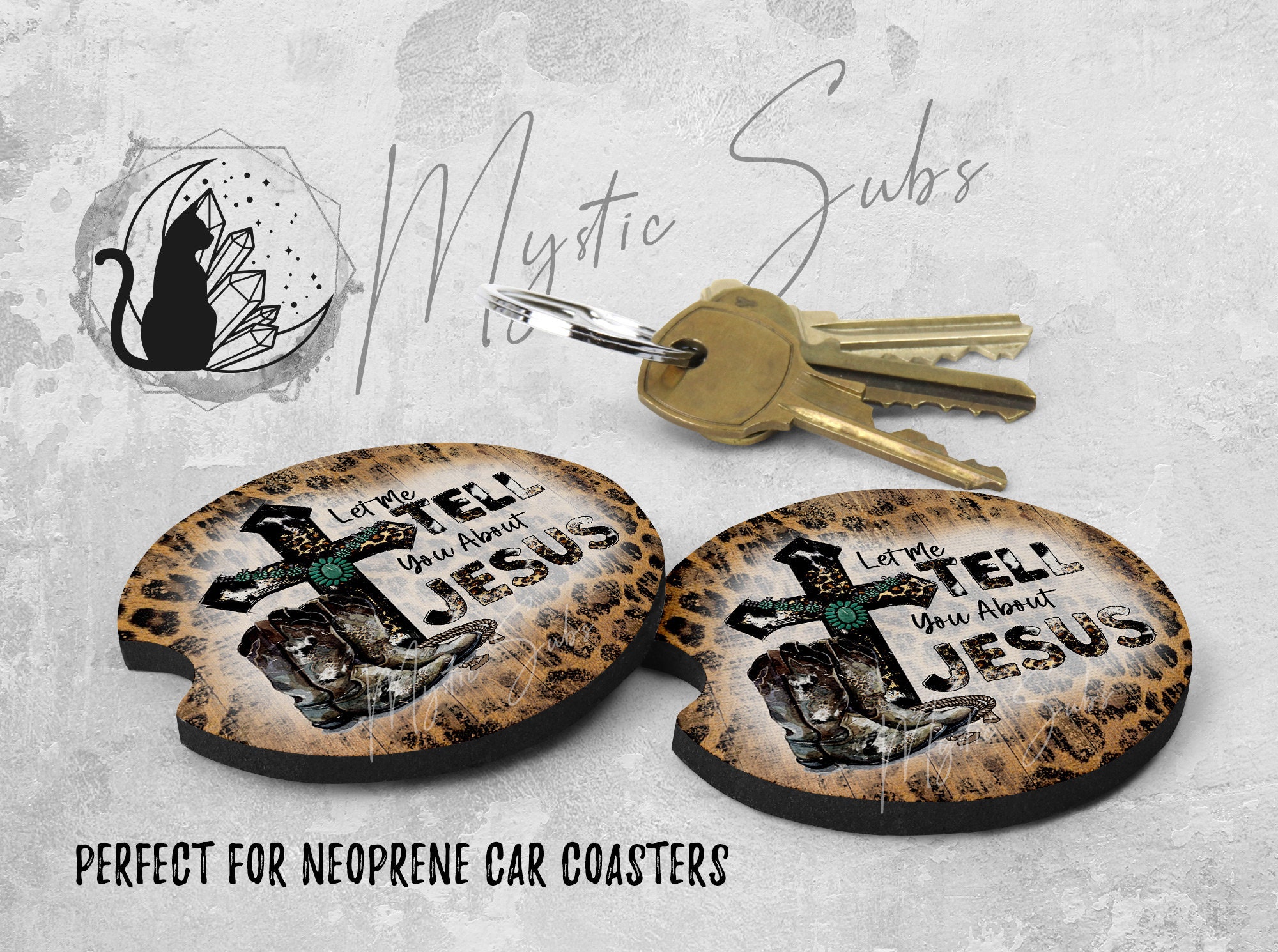 Faith Car Coaster Png Bundle, Religious Coaster Designs, Christian ...