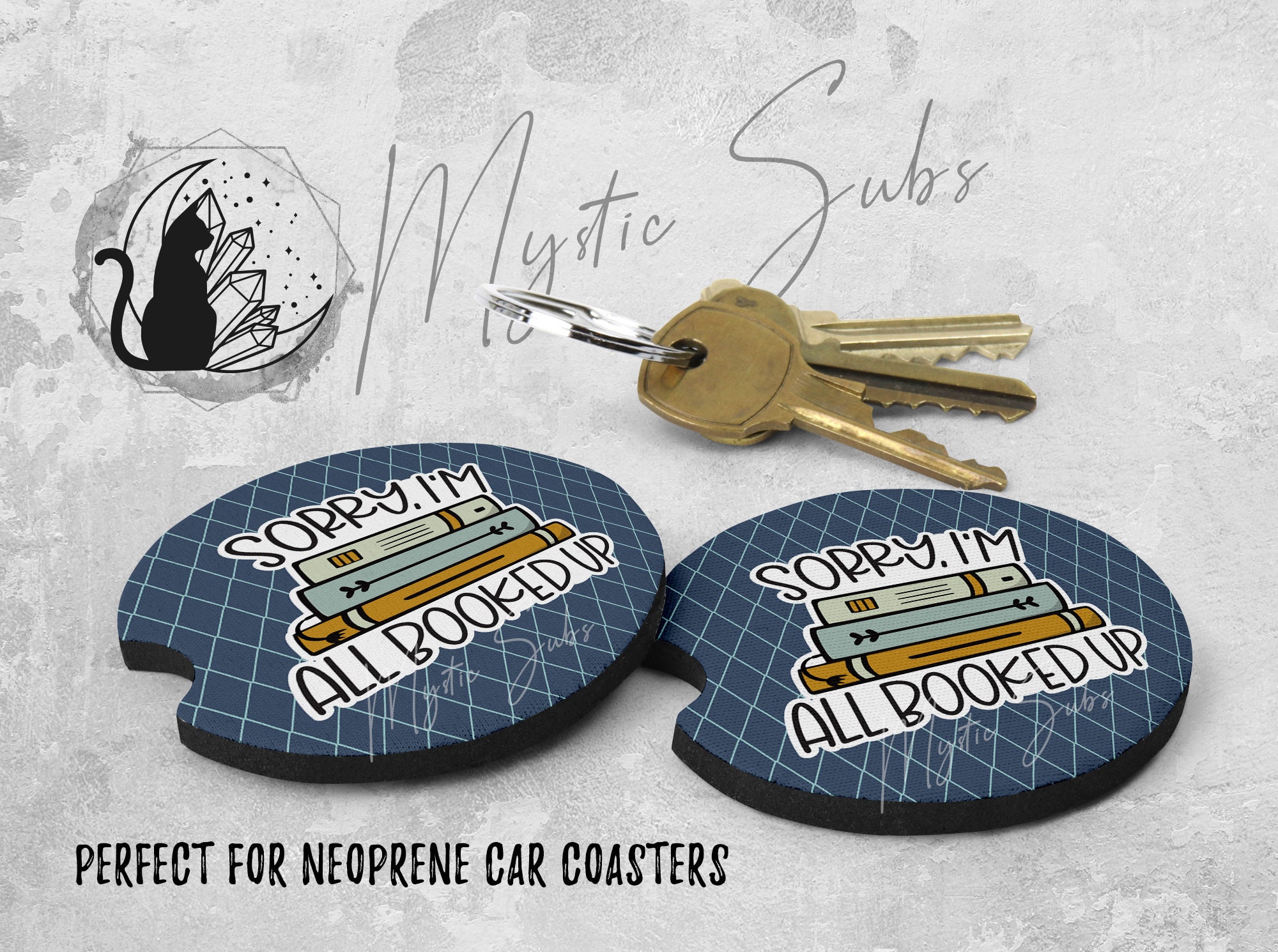 Book Coaster Png Bundle Book Nerd Gift Coaster Design Book - Etsy