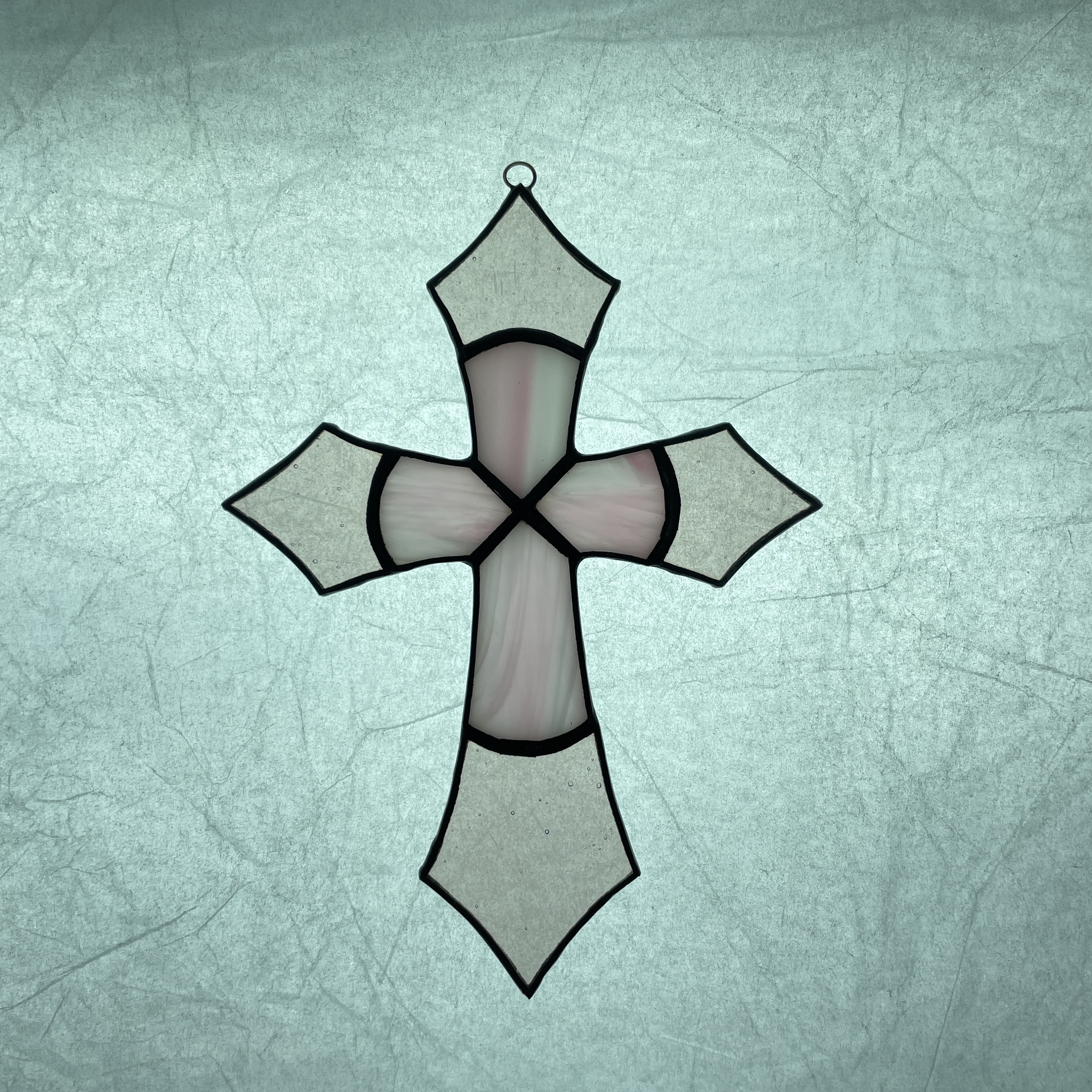 Stained Glass Cross, Stained Glass Window Hangings, Stained Glass ...