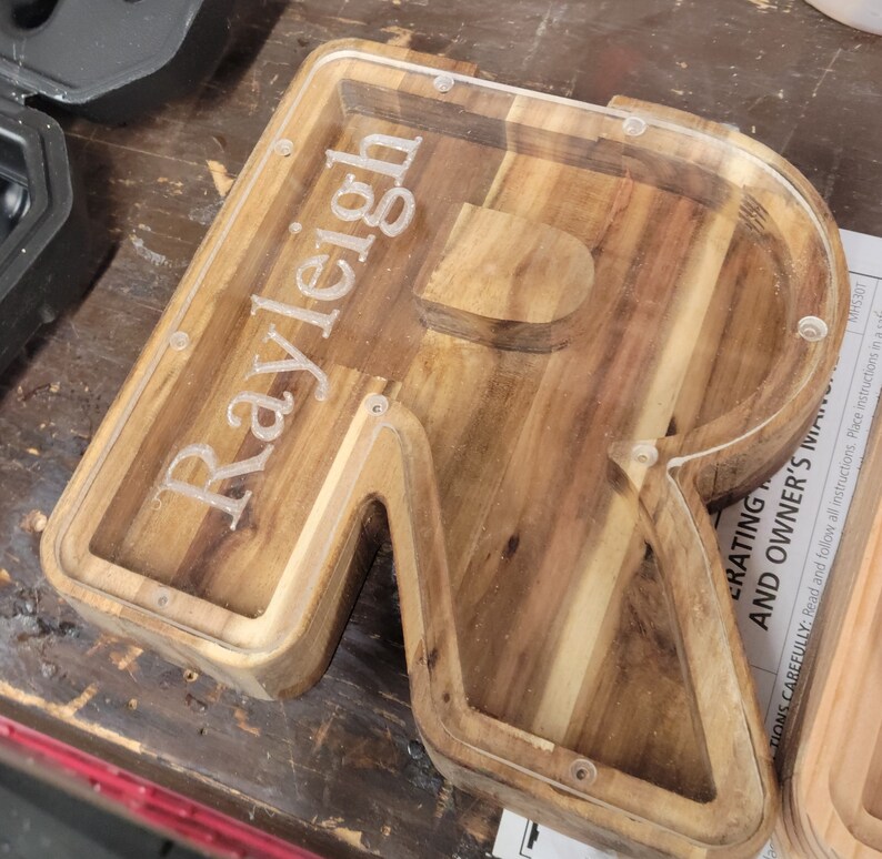 Letter Piggy Bank-personalized - Etsy