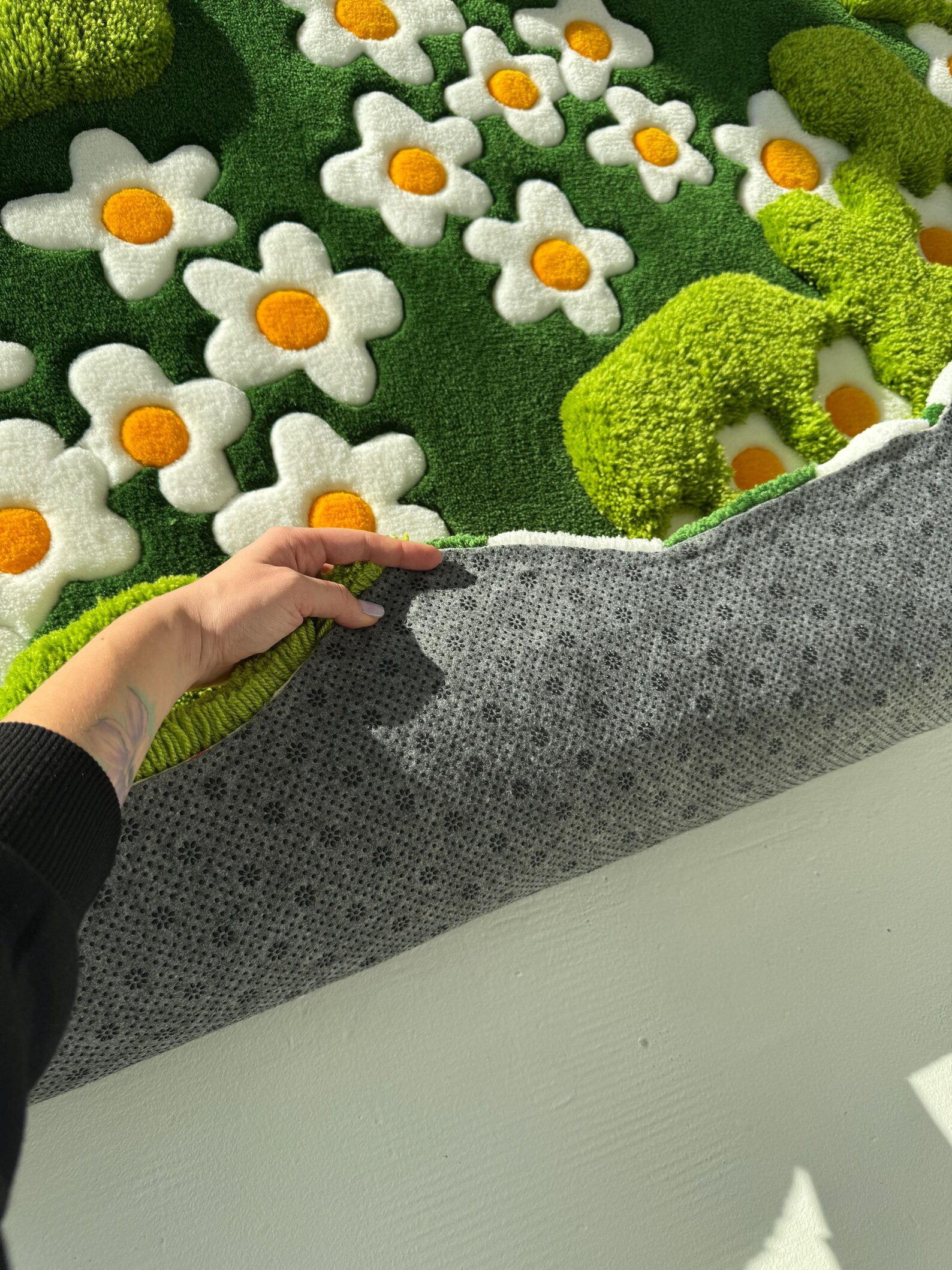 Landscape Tufted Custom Rug, Custom Rugs, Mossy Rugs, Tufted Rugs, 3D ...