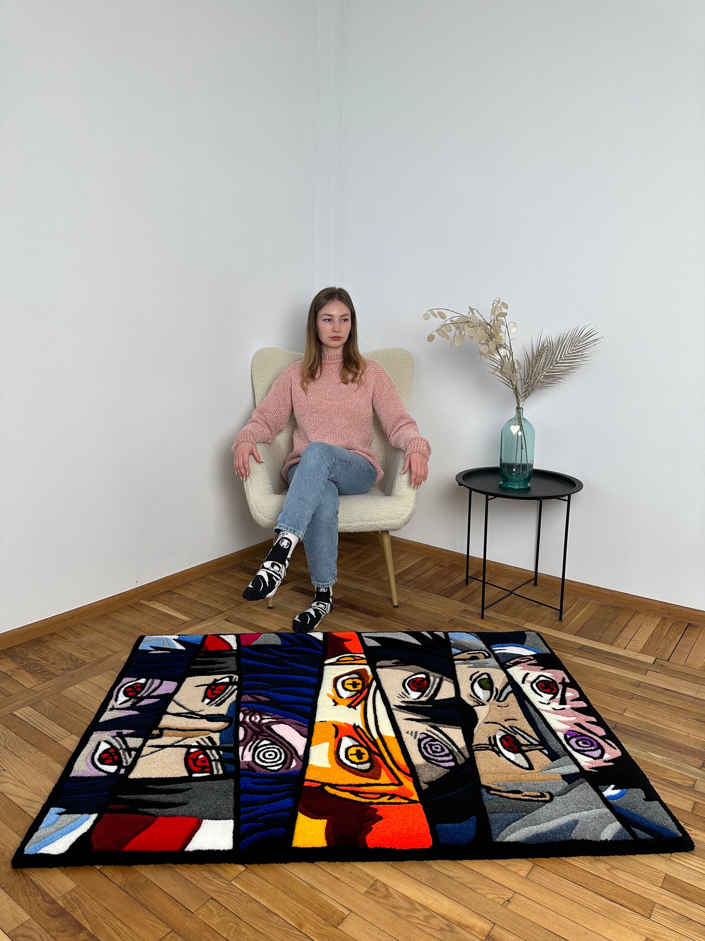 Anime Rugs Custom Rugs Tufted Rugs Anime Character Rug Cool Rugs Cute Rugs Rugs Handmade