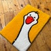 Handmade Funny Goose Rug | Custom Color Options | 100% Acrylic Yarn ...