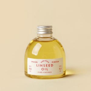 Refined Raw Linseed Oil Wood Finish / Natural Wood Sealant / Oil ...