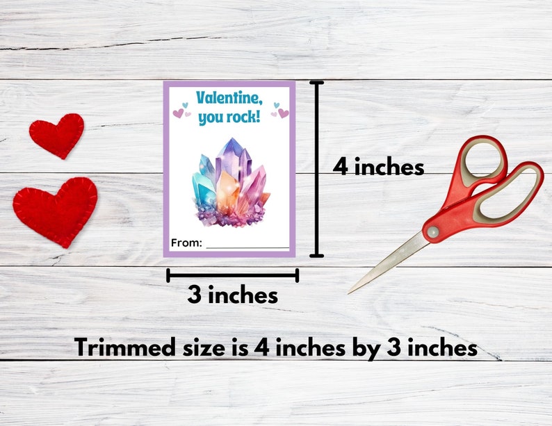 Printable Rock and Mineral Valentines, Science Valentine Cards ...