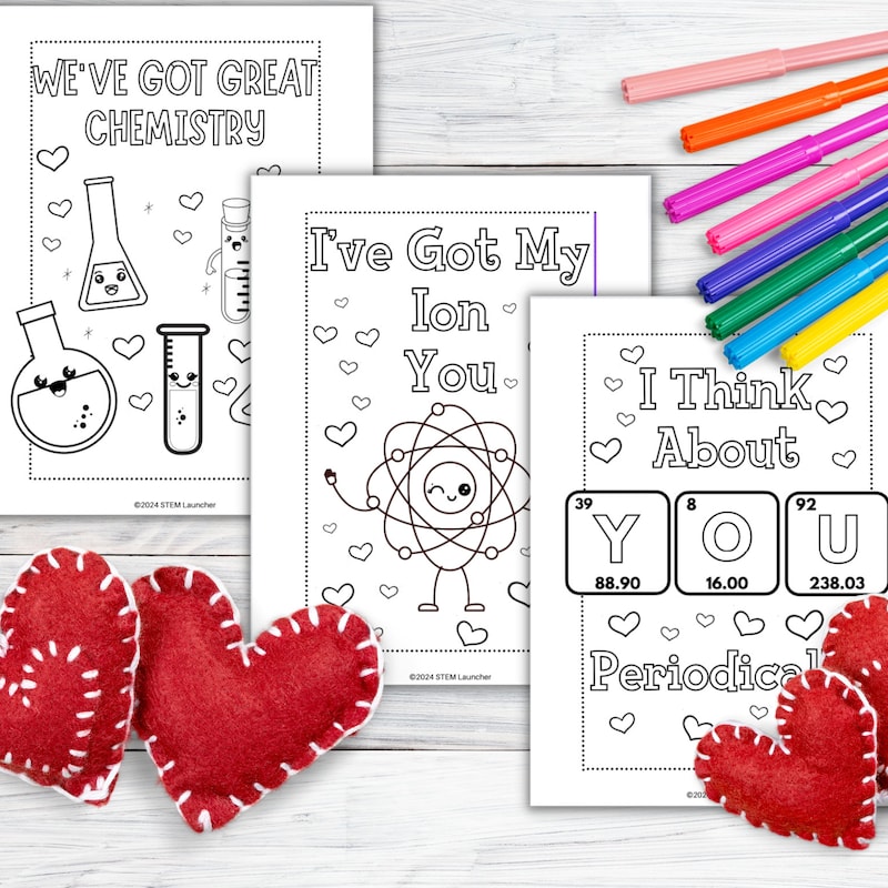 Science Valentine - Etsy