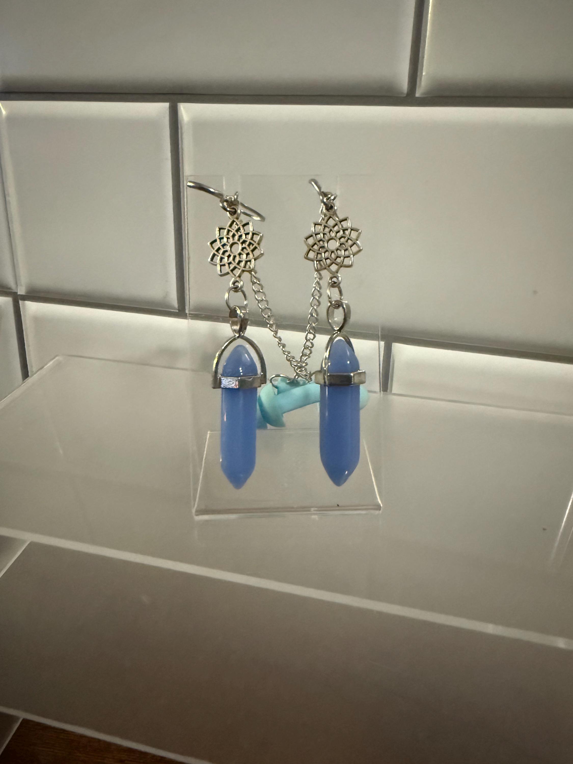 Crystal Hexagonal Earrings Ear Plugs - Multiple Colors ! - Etsy