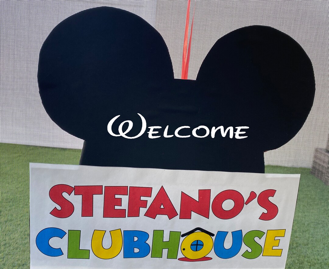 Personalized Mickey Mouse Door Wreath, - Etsy