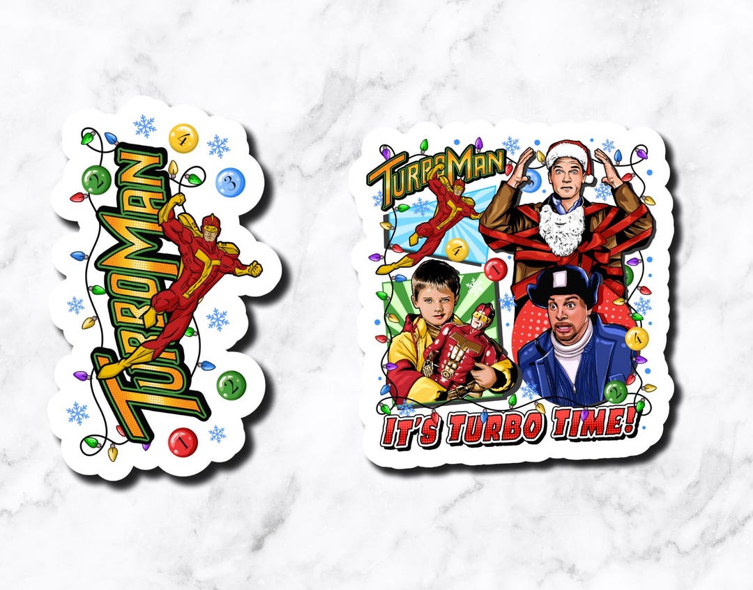 Turbo Sticker **set of 2** - Etsy
