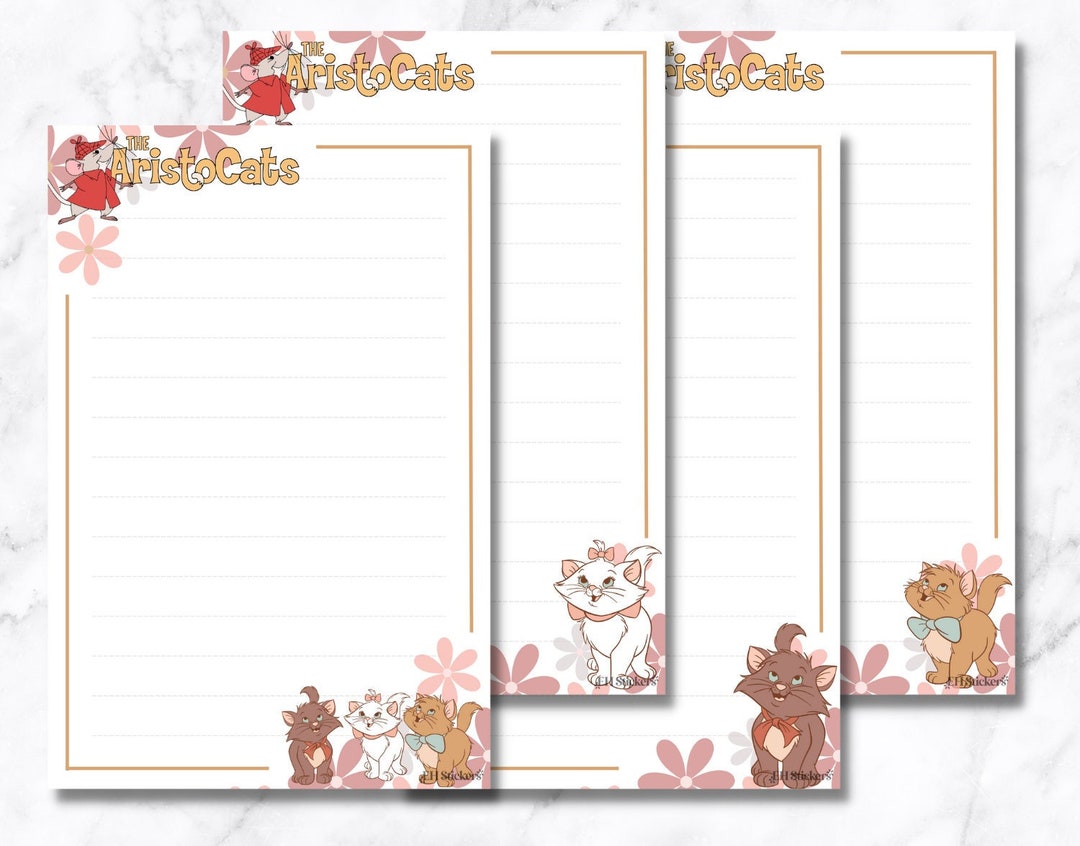 The Cats 40 Page 4x6 Notepad listing is for ONE Notepad Mixed With ALL ...