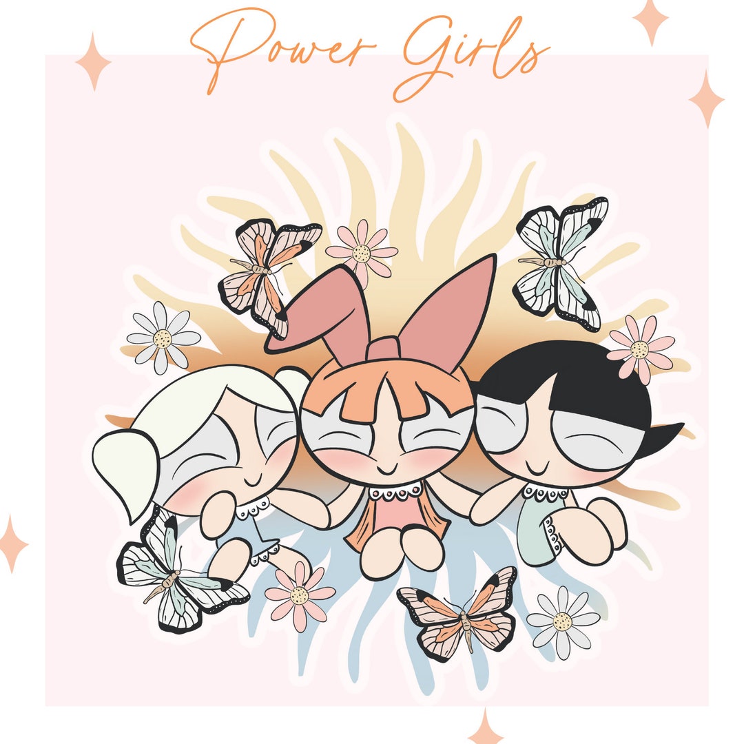 PP Girls Inspired Sticker - Etsy