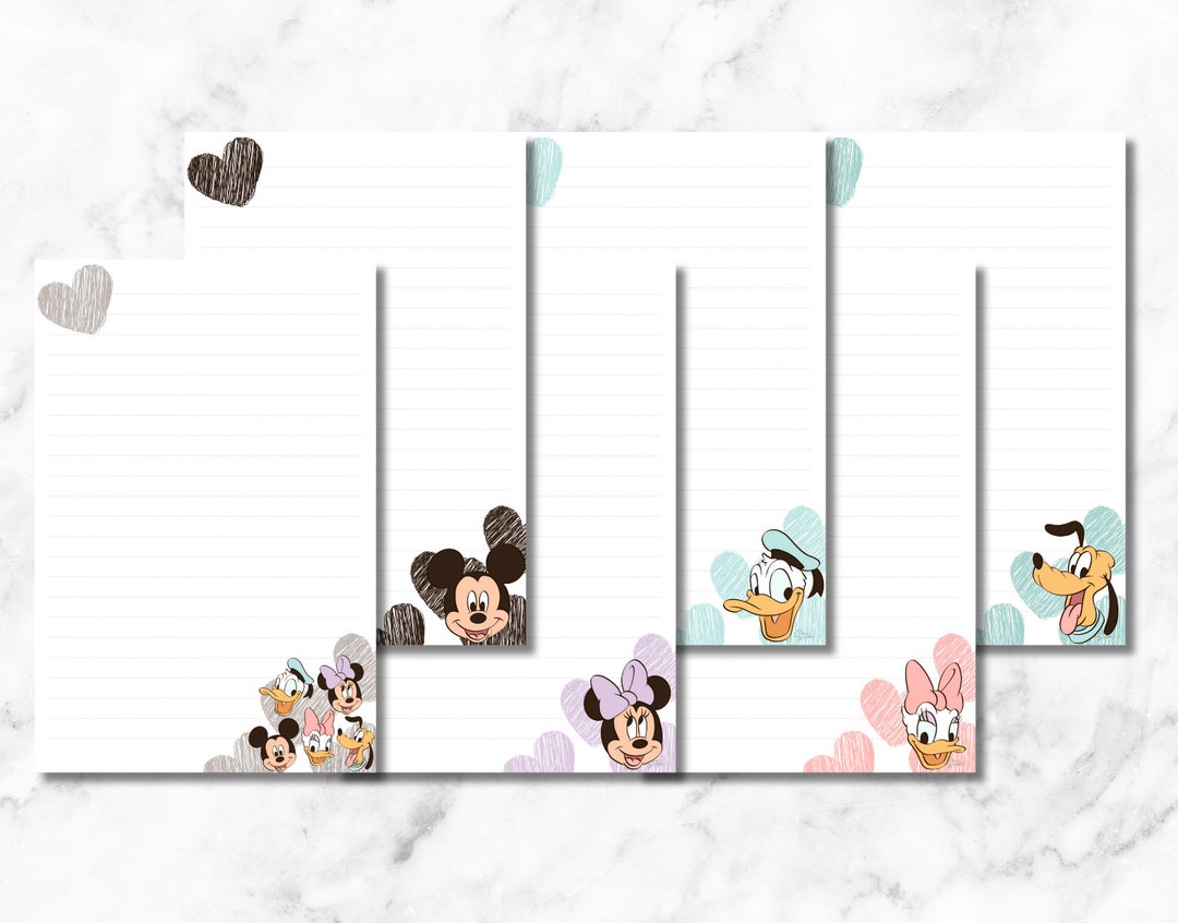 Mouse Gang 2.0 40 Page 4"x6" Notepad **listing is for ONE Notepad Mixed ...